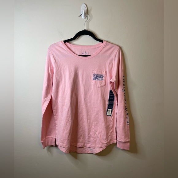 State of Mine | Tops | Nwt State Of Mine Pennsylvania Pink Long Sleeve ...